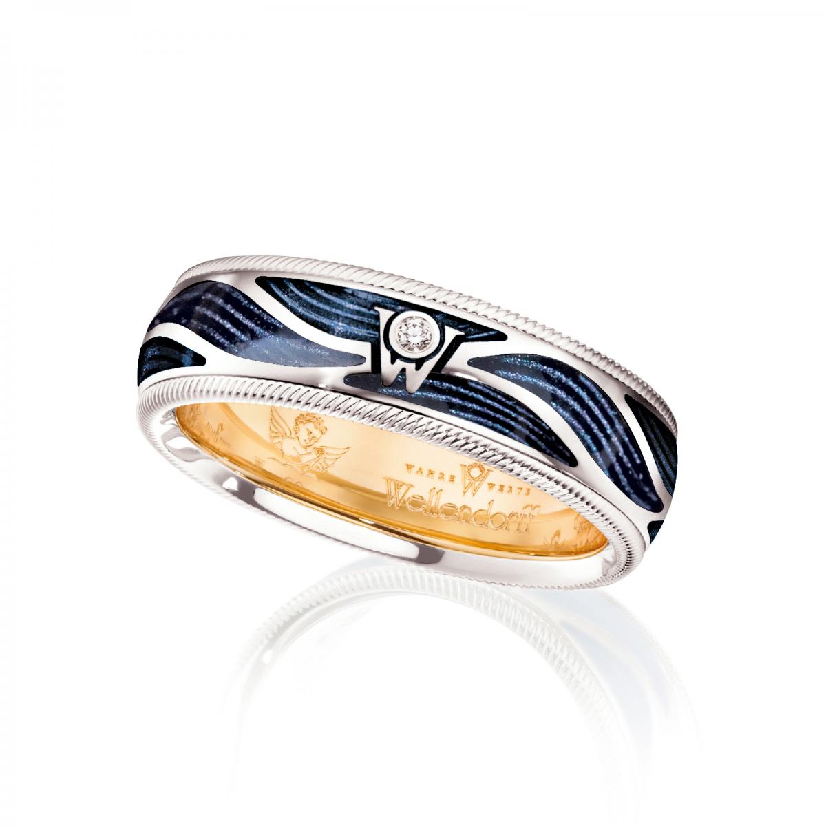 Wellendorff Engelskraft witgouden ring - Juweliershuis Aalbers