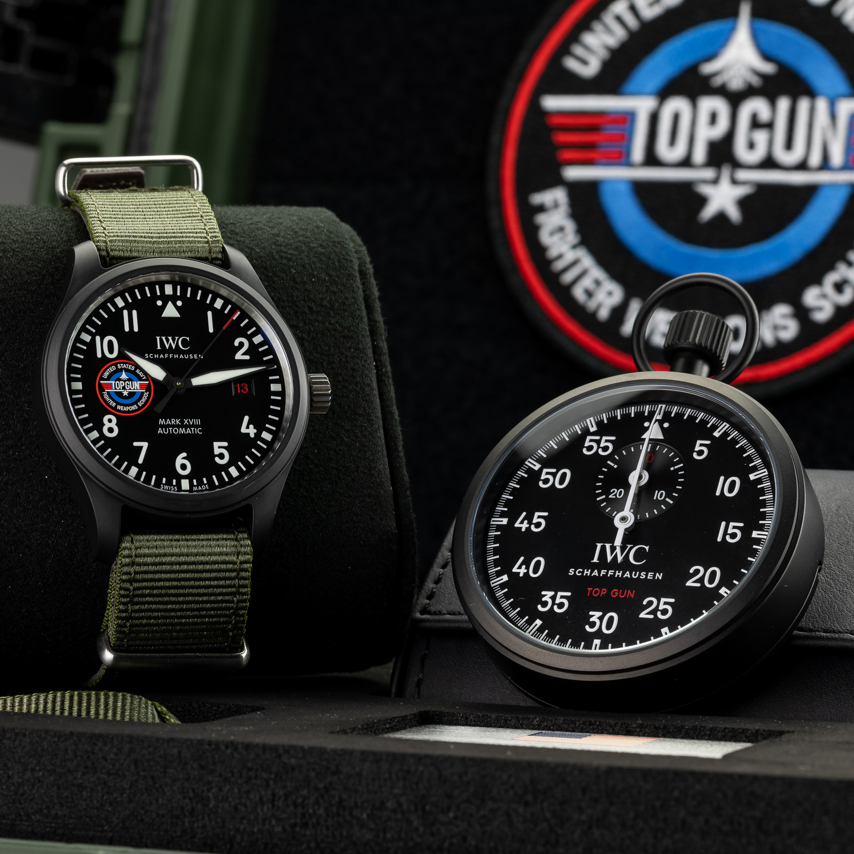 IWC Schaffhausen Mark XVIII Pilot Watch Top Gun Limited Edition (500 ...